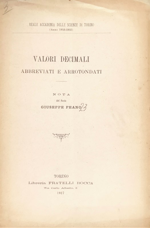 Mathematical Logic PEANO Valori Decimali Abbreviati E Arrotondati mathematical-logic-peano-valori-decimali-abbreviati-e-arrotondati