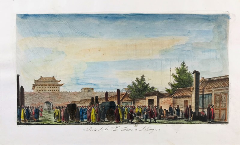 DE GUIGNES - DE SEVE. Beijing, Monuments. Arc de triomphe a una lieue ...