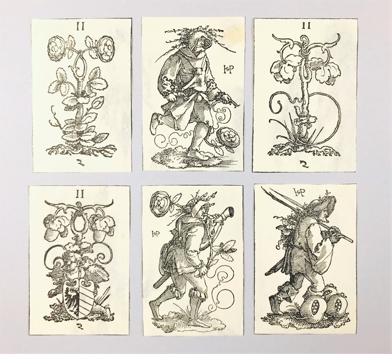 BEHAM. Set of 15 playing cards, mixed signs. - Asta FROM VENICE TO ...